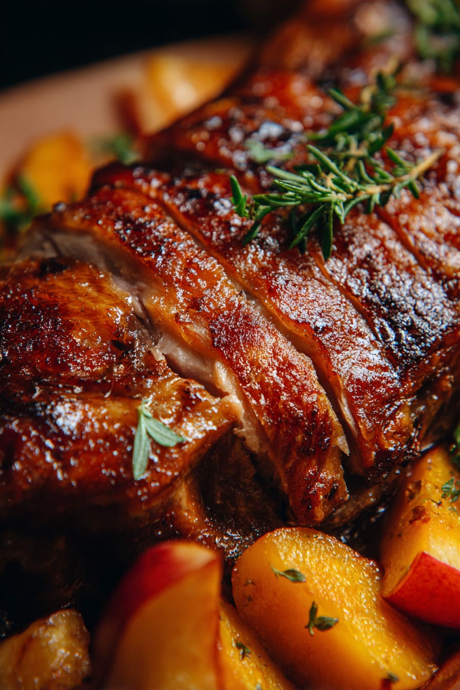 Delicioso Pato Asado con Calabaza y Manzanas al horno - Julia Recetas